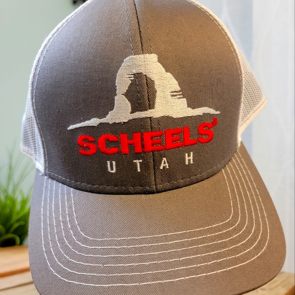Accessories | Hat Scheels Utah White Mesh Trucker | Poshmark